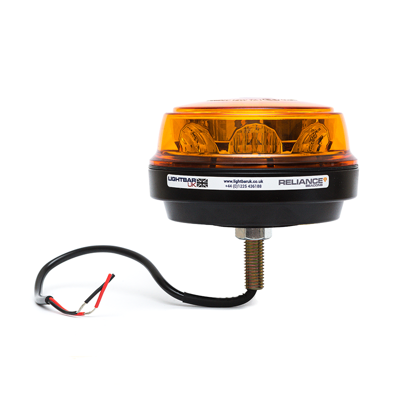 Reliance Low-profile LED Amber Beacon (Single Bolt) — Lightbar UK Limited