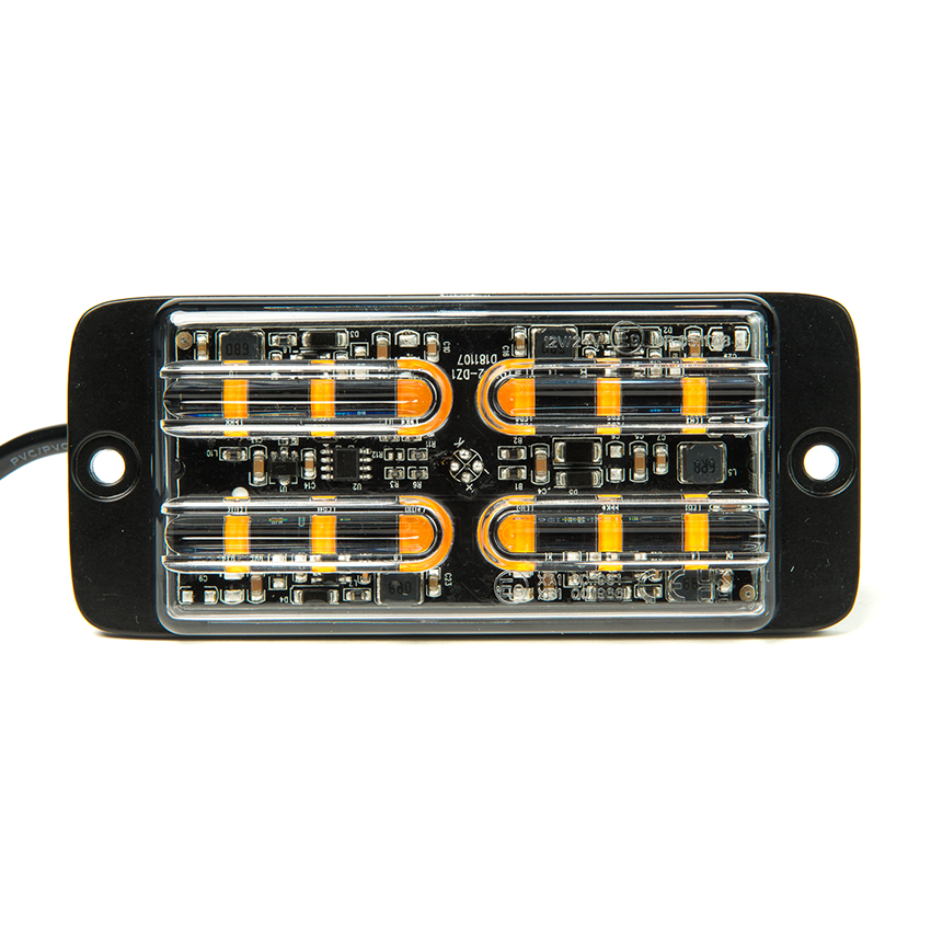Lightbar UK Low Profile Ultra Bright Panel Fend Off R65 LED Strobe Gri ...