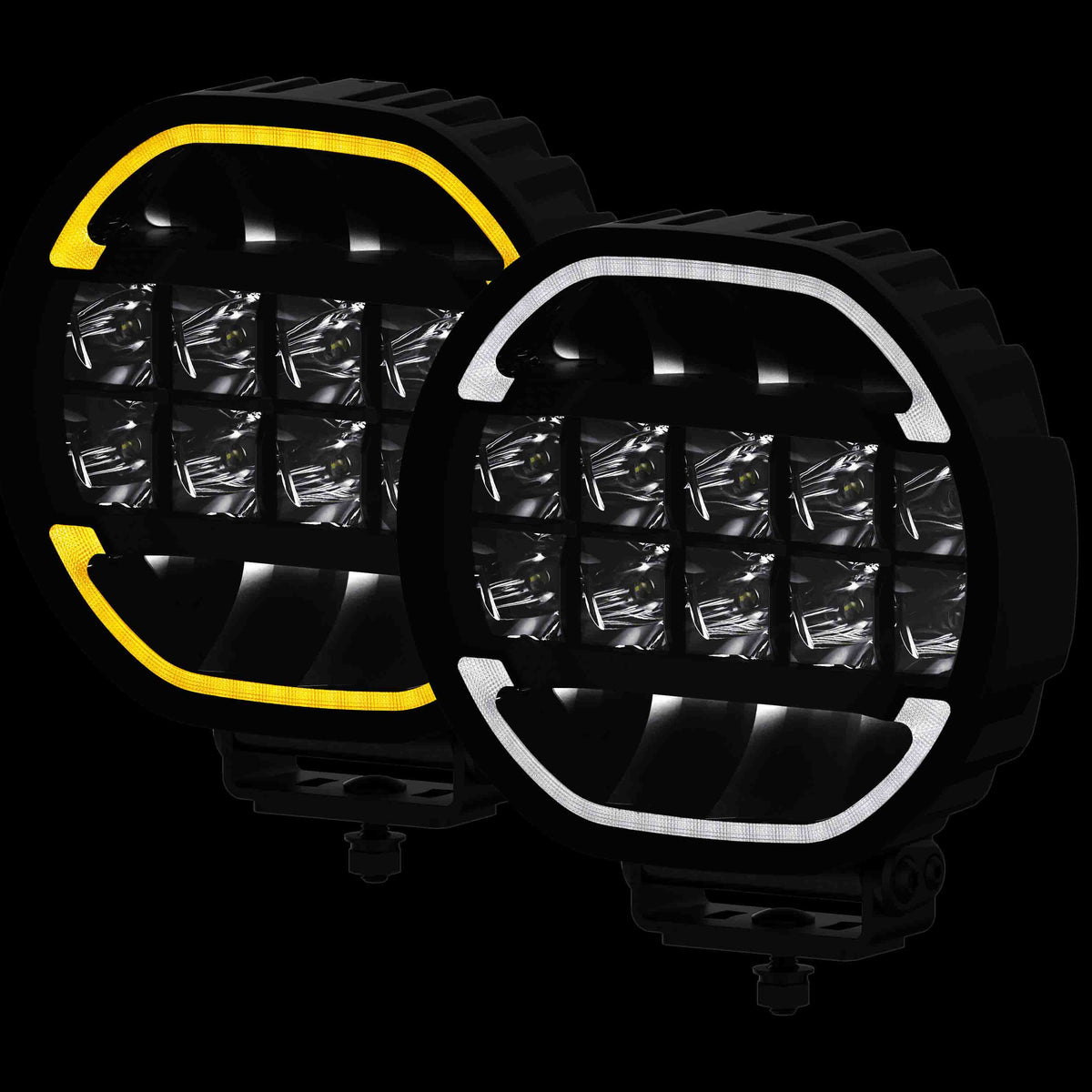 LAP Electrical OSRAM Round LED Driving Light with Off Road Boost Mode ...