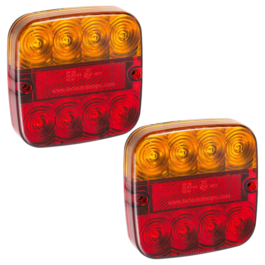 LED Autolamps 99 Series Compact Rear LED Combination Lamp (Twin Pack ...