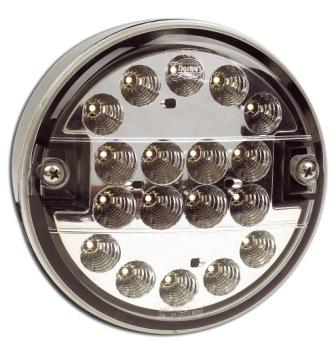 Venta Round Rear LED Truck Fog Lamp (Clear Lens) — Lightbar UK Limited